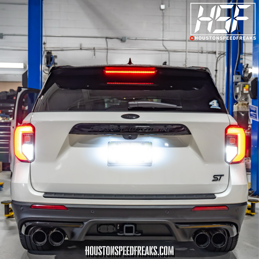 HSF 2020-2024 Ford Explorer License Plate Lights – Houston Speed Freaks